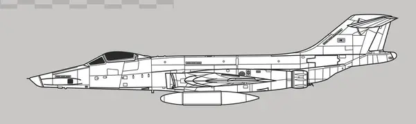 Mcdonnell Douglas Phantom Vector Drawing Carrier Based Interceptor Side ...