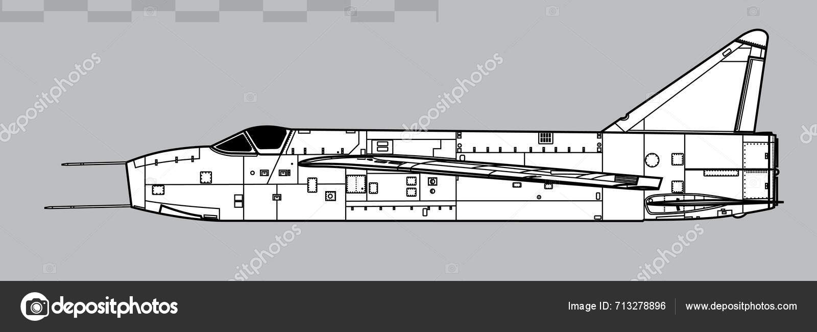 English Electric Wg760 Vector Drawing Supersonic Research Aircraft Side ...