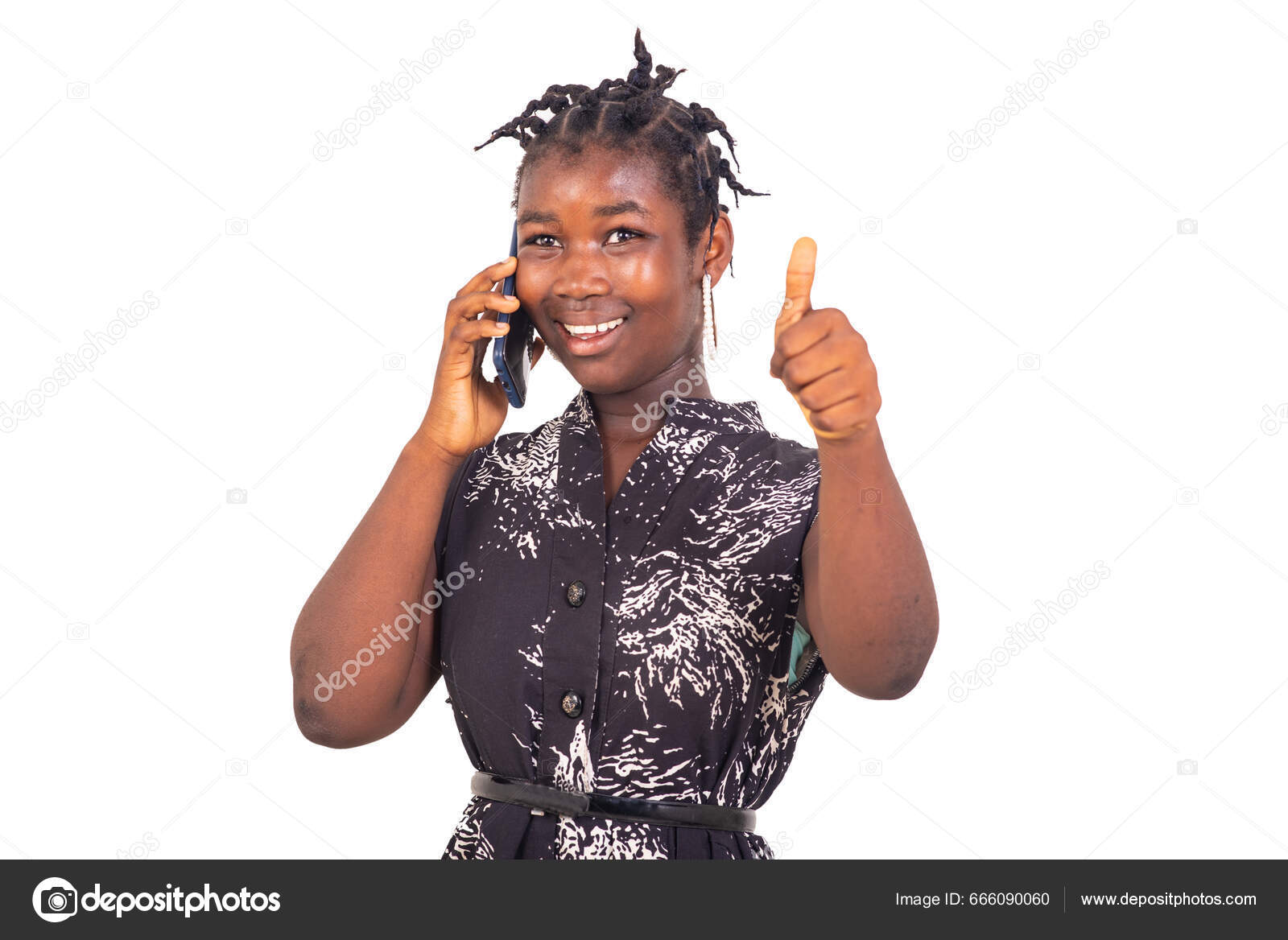 Girl Talking On The Cell Phone