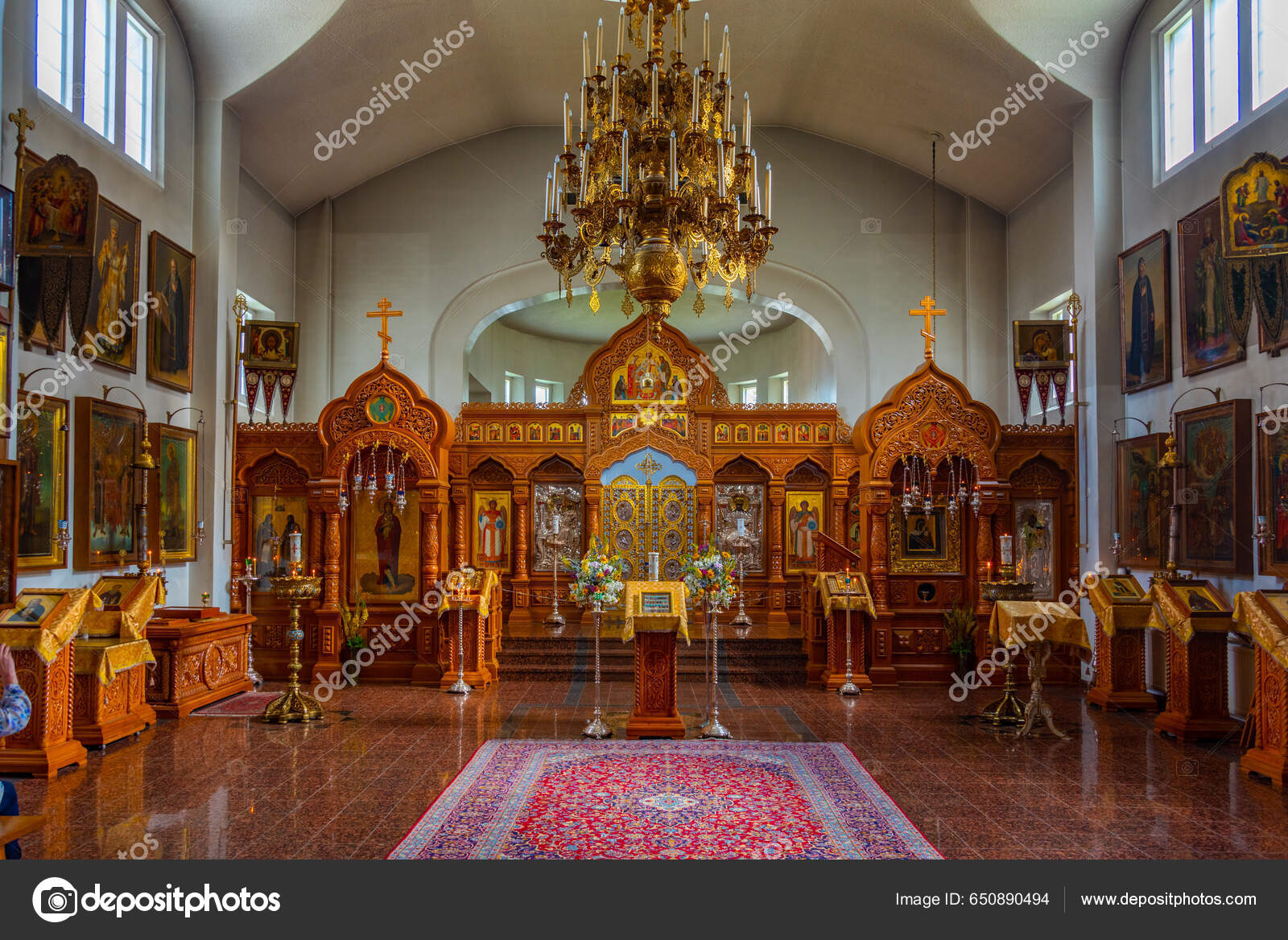 Valamo Finland July 2022 Interior Valamo Monastery Finland — Stock ...