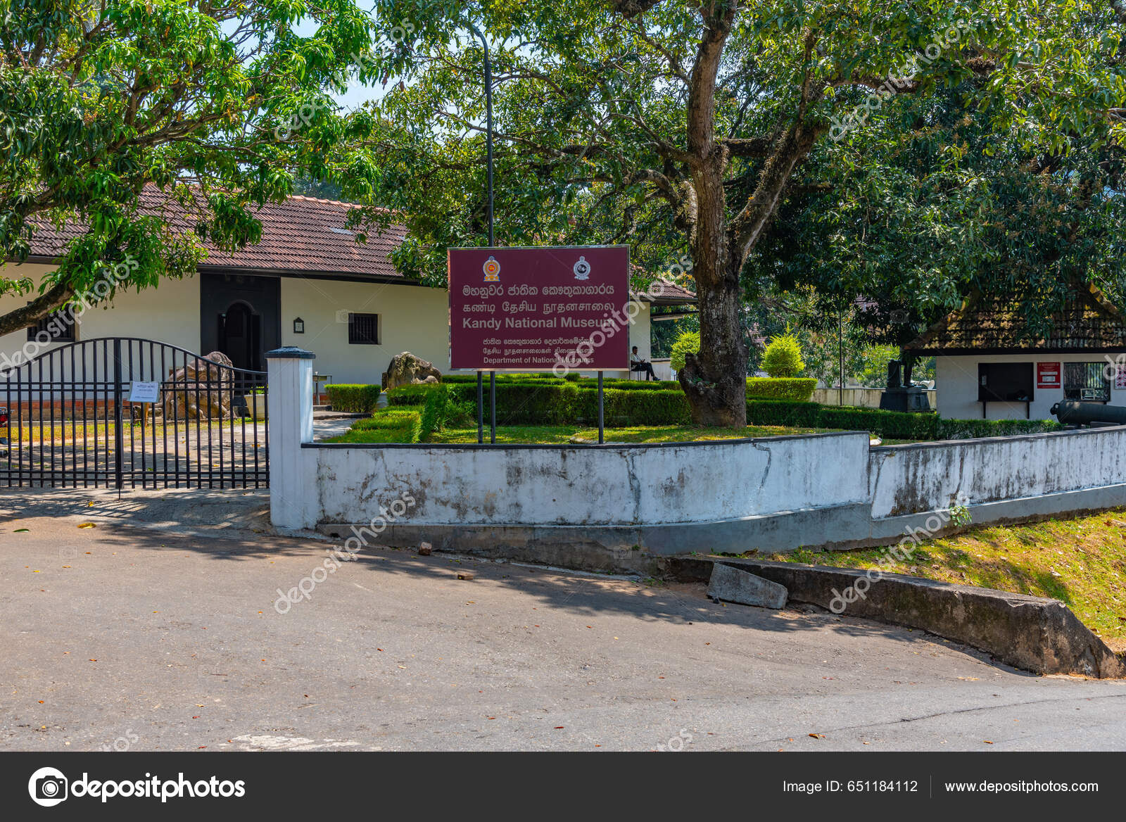 Kandy Sri Lanka February 2022 View Kandy National Museum Sri – Stock ...