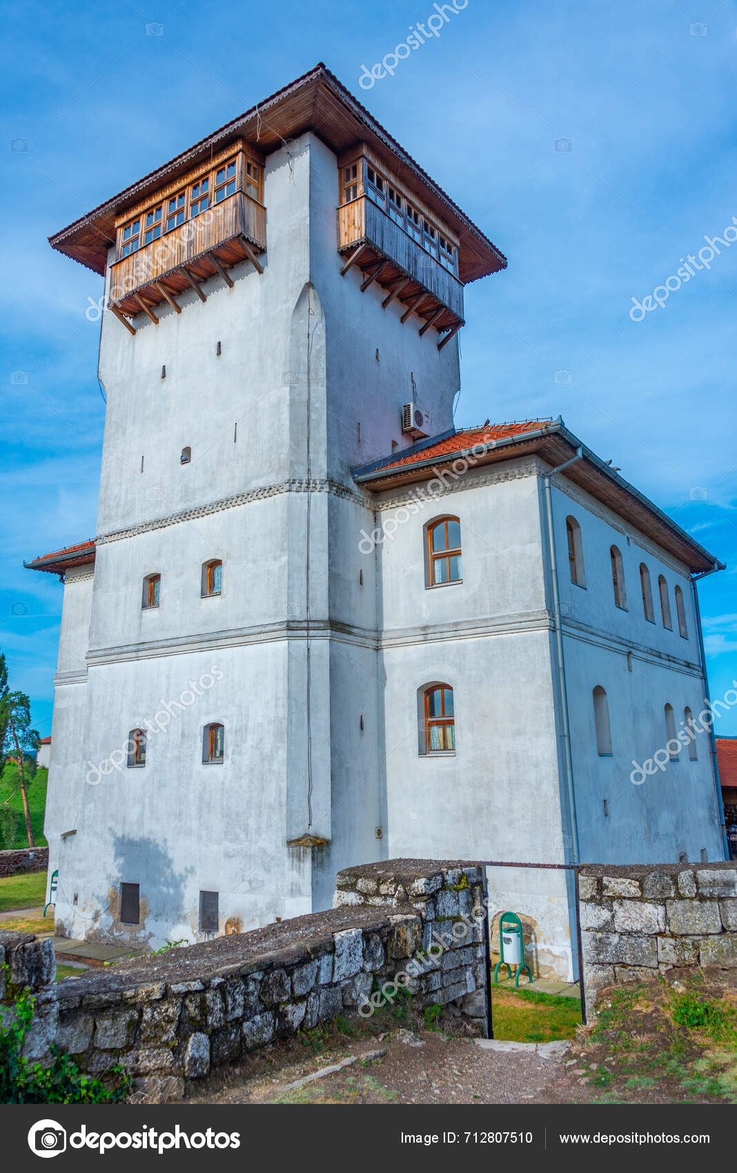 Gradacac Castle Overlooking Town Bosnia Herzegovina — Stock Photo ...
