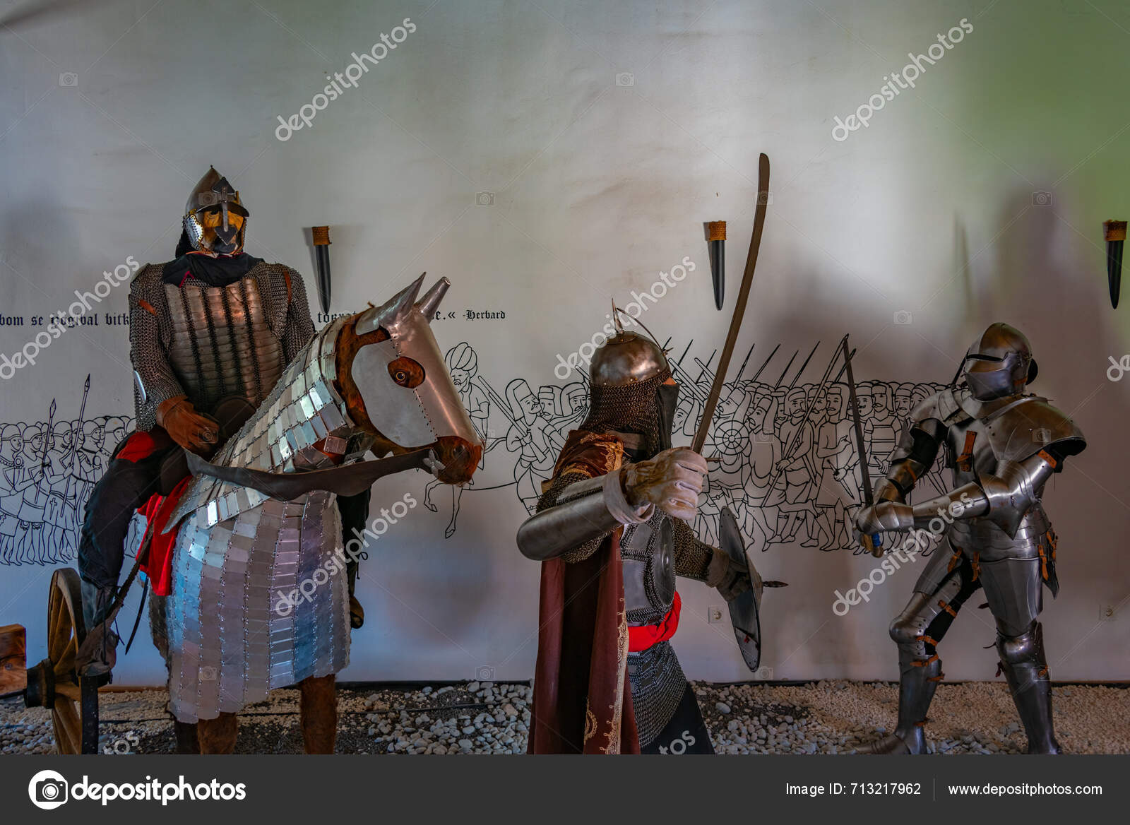 Turjak Slovenia June 2023 Weaponry Turjak Castle Slovenia — Stock ...