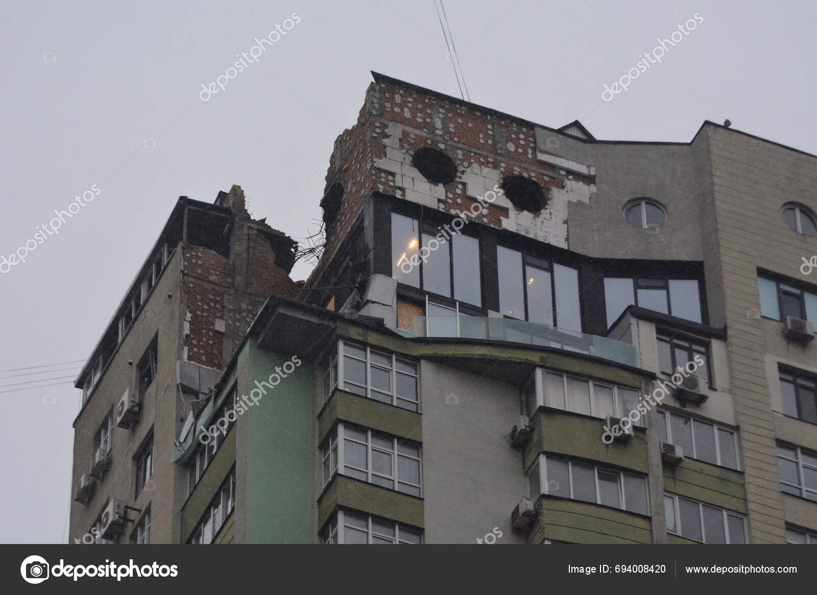 Upper Floors High Rise Residential Building Solomyanskyi District ...