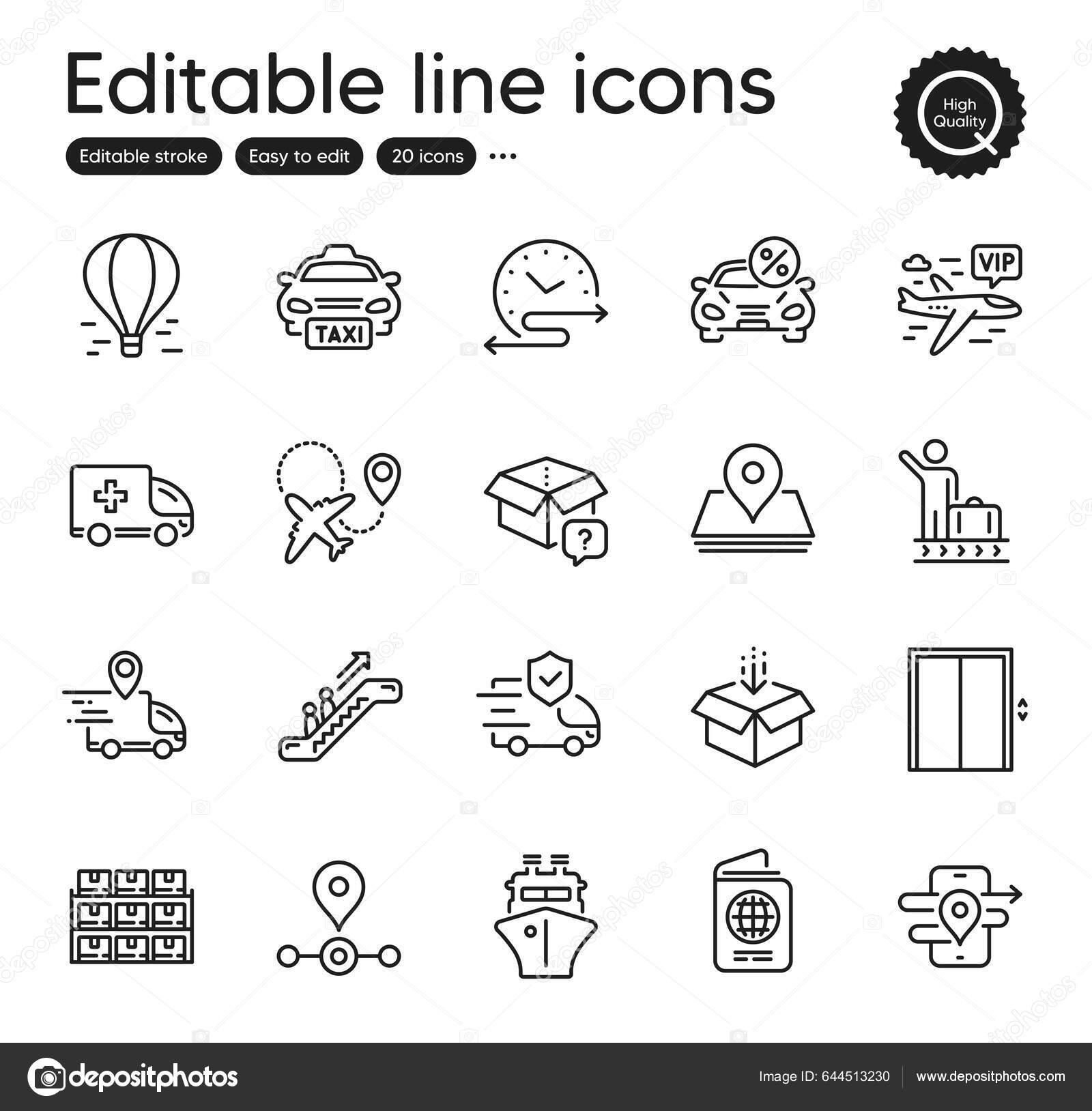 Vip Luggage Vector Logo