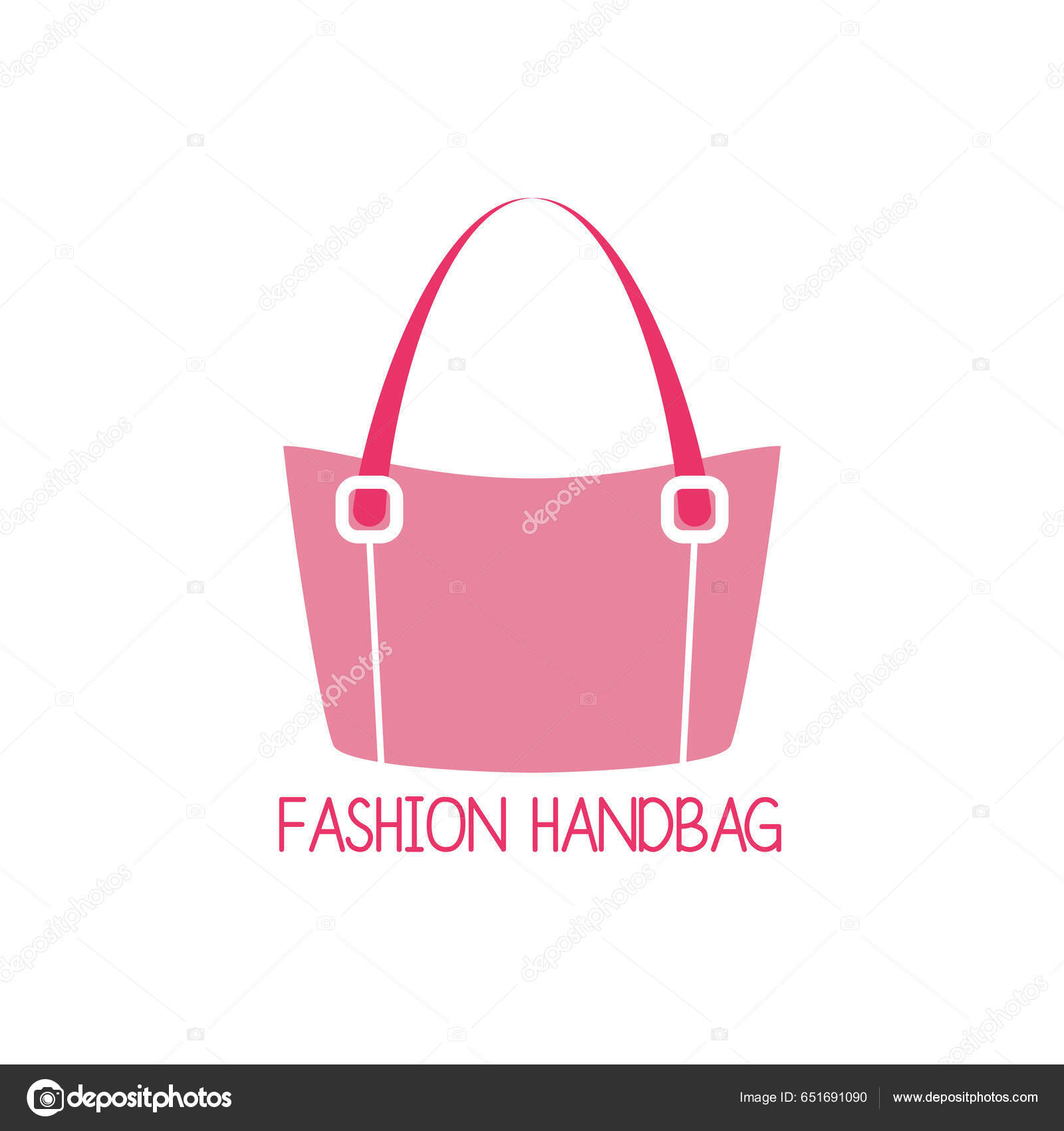 Logotipo Bolsa Fundo Branco Ilustração Vetorial Vetor de ©engabito ...