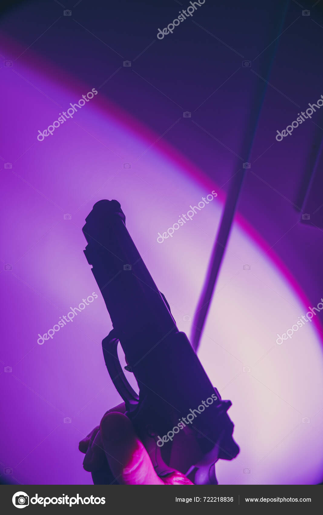 Pistol Gun Artistic Photograph Book Cover Design — Stock Photo ...