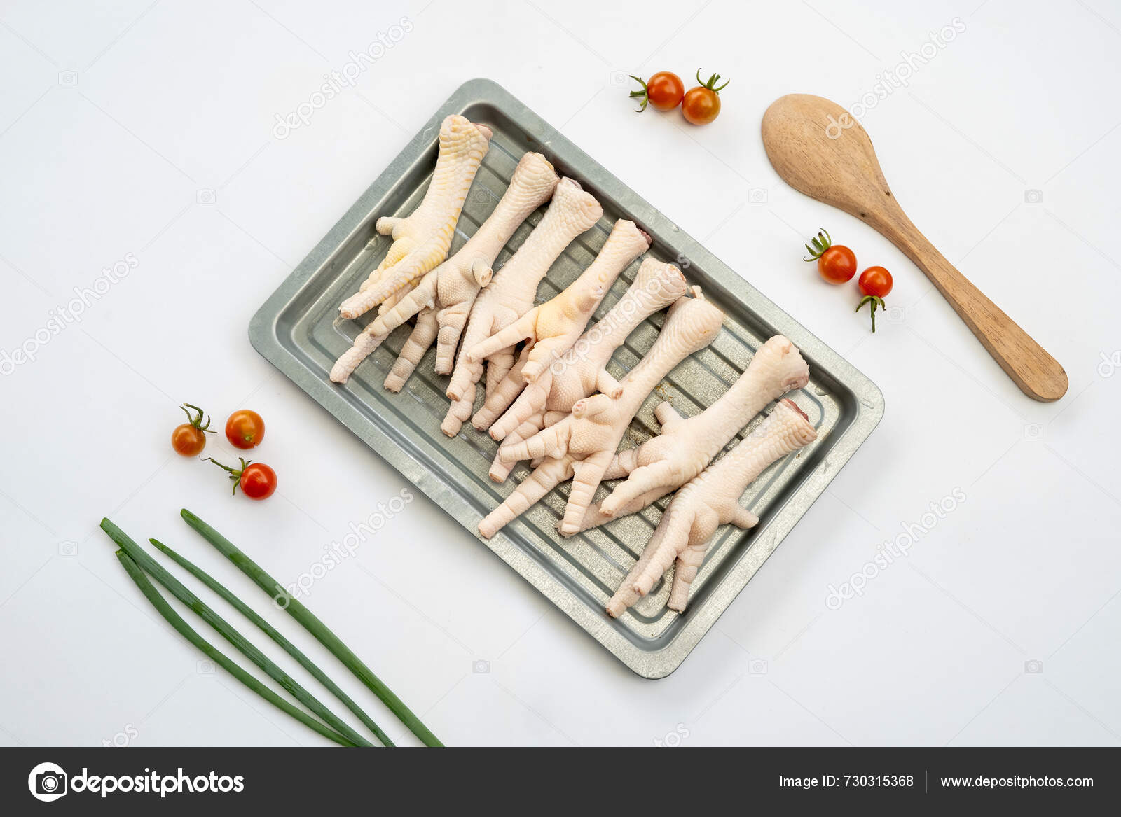 Raw Chicken Feet Indonesia Called Ceker Ayam Basic Ingredient Can ...