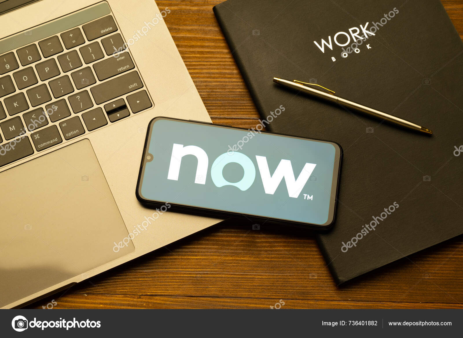 Kyoto City Japan July 2023 Logo Servicenow Smartphone Modern Laptop ...