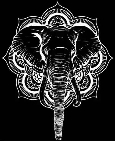 Elephant mantra imágenes de stock de arte vectorial | Depositphotos
