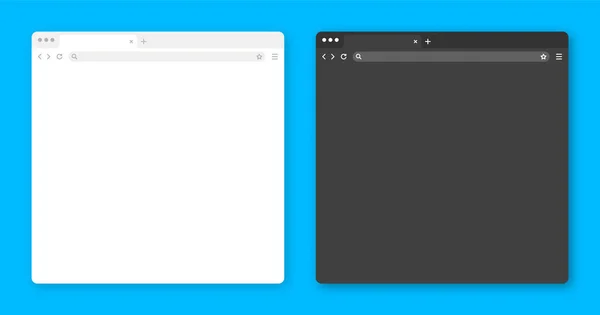 Blank Web Browser Window Tab Toolbar Search Field Modern Website Stock ...