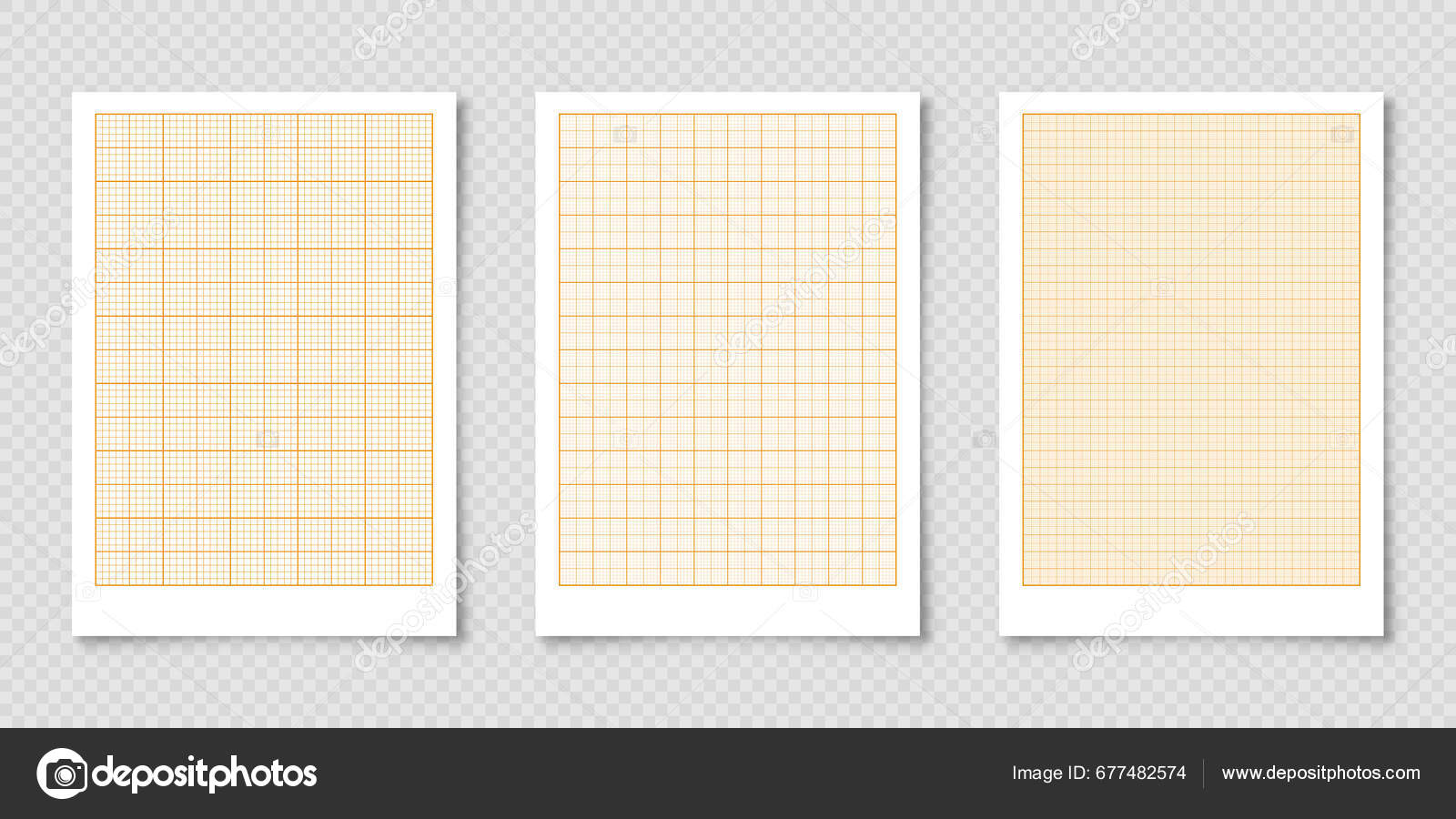 Wallpaper Orange Graph Paper