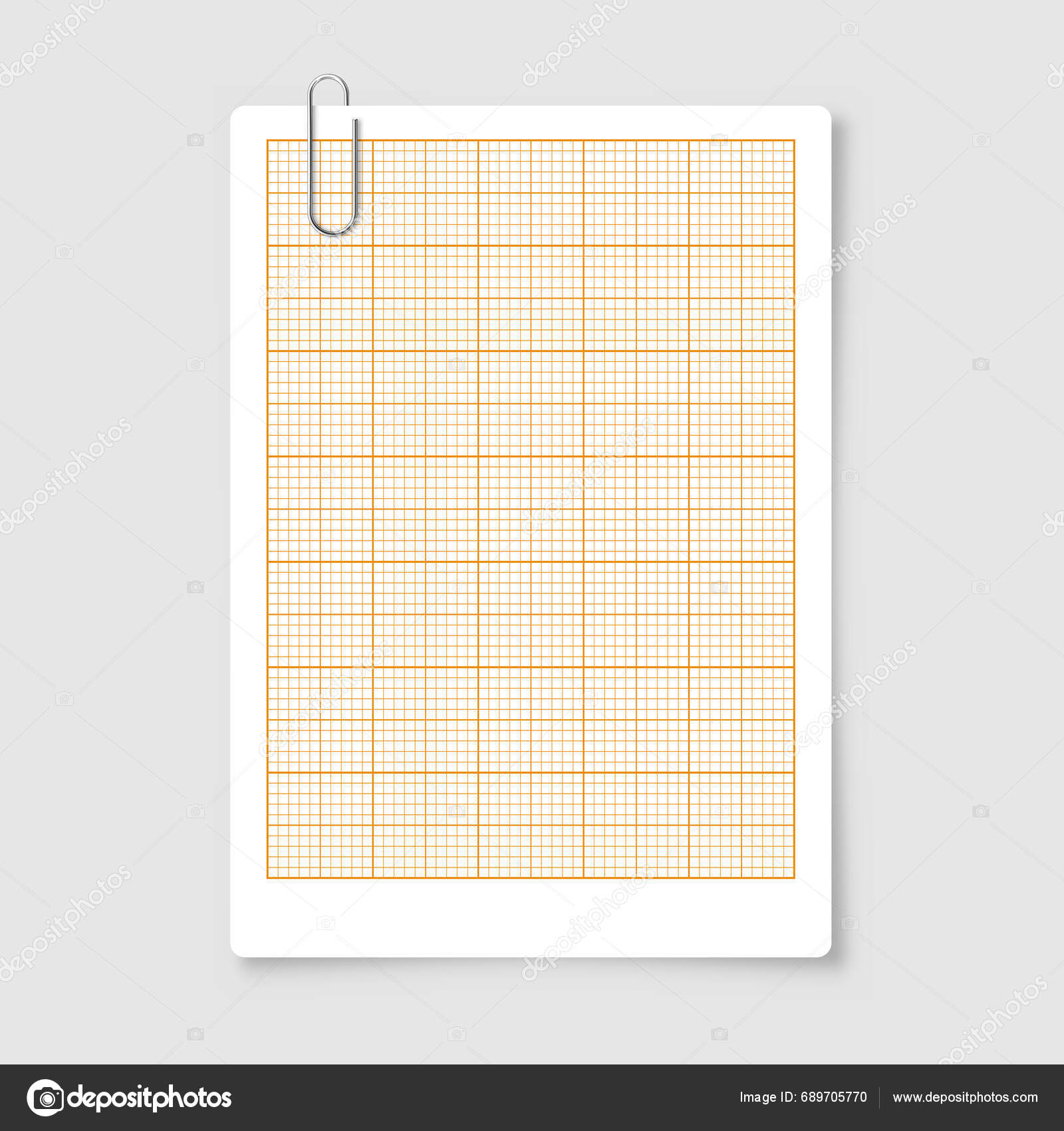 Wallpaper Orange Graph Paper