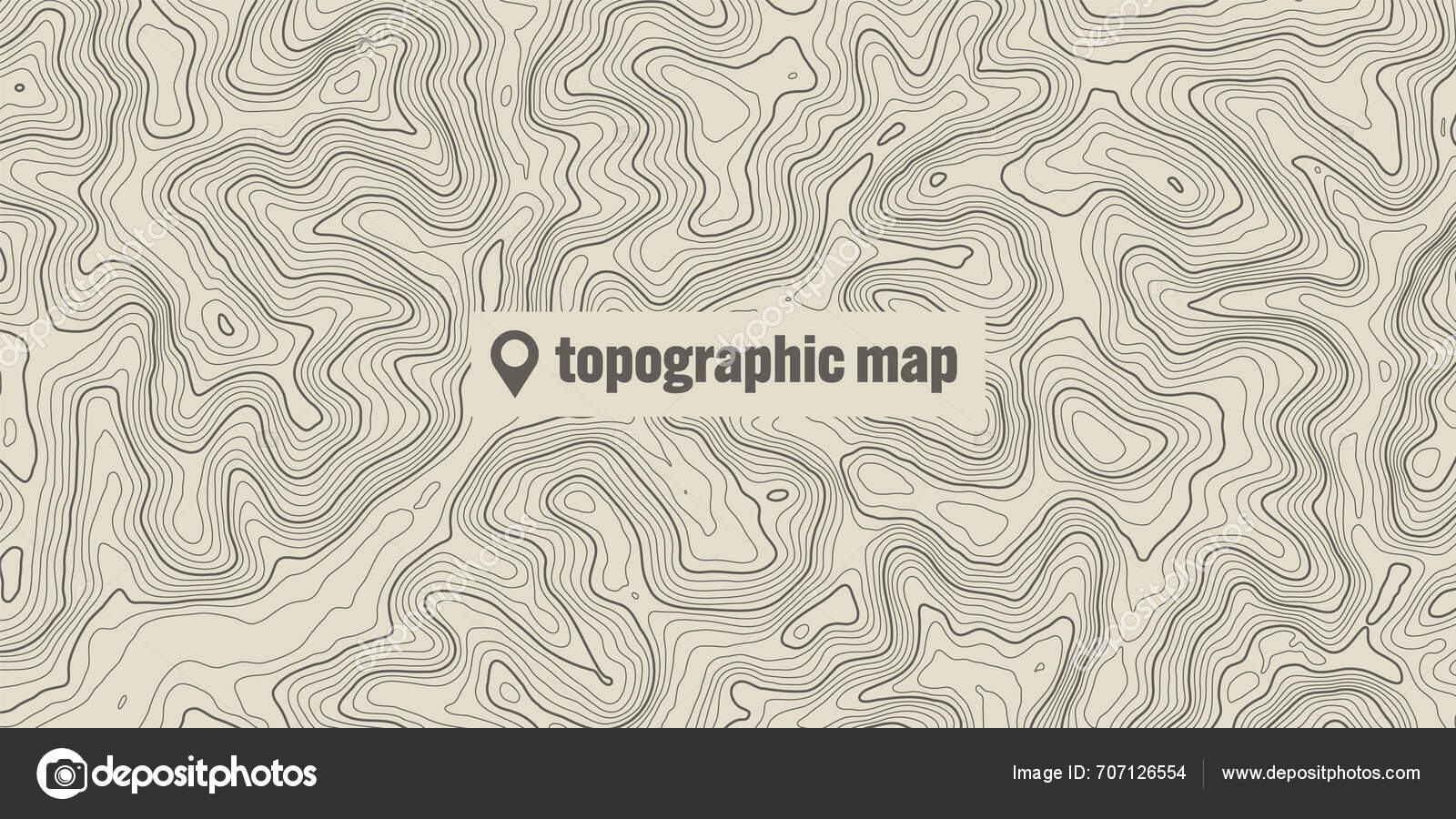 Topographic Map Contour Lines Geographic Terrain Grid Relief Height ...