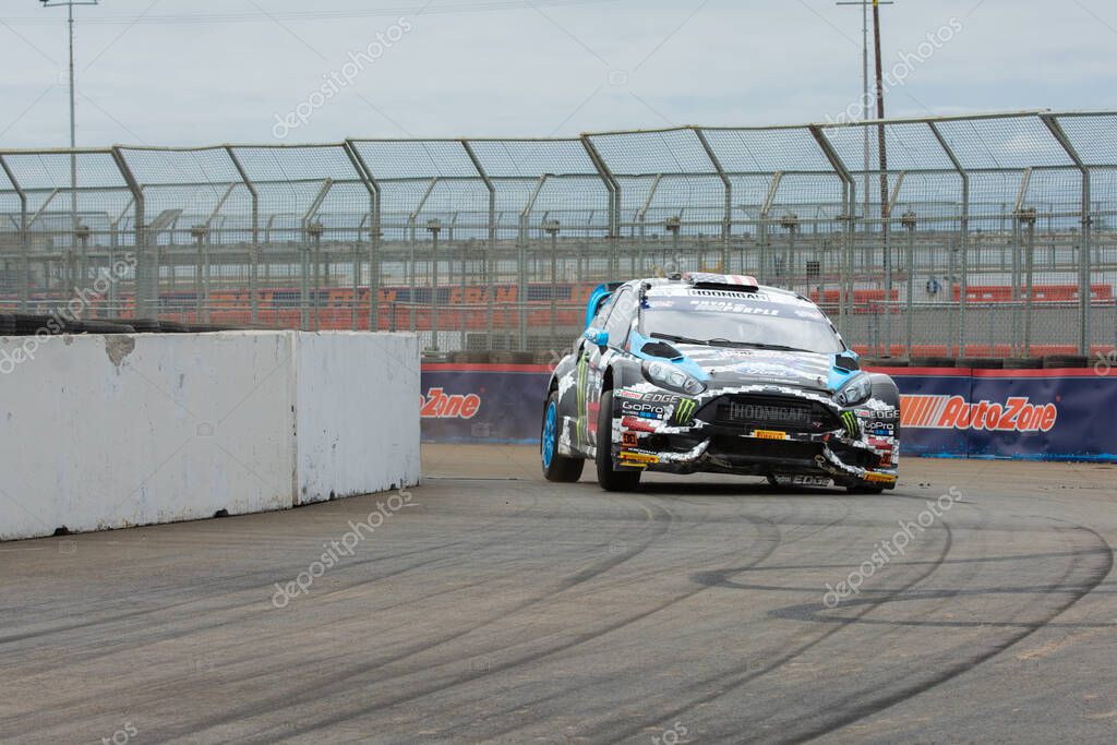 San Pedro, CA - September 20, 2014: Ken Block american professional ...