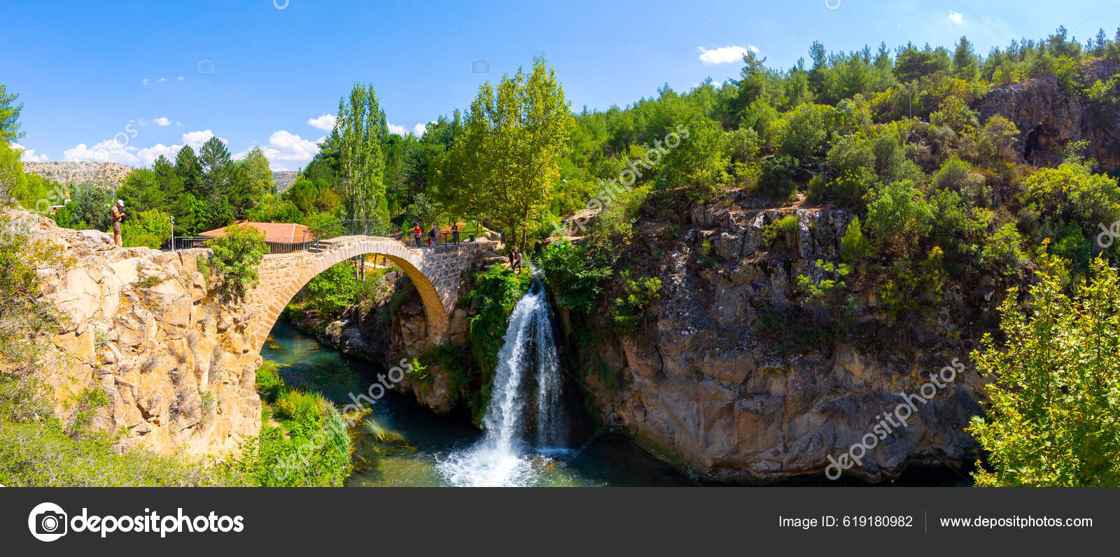 Turkey's Waterfalls Rivers Historic Stone Bridge Waterfall Great Photo ...