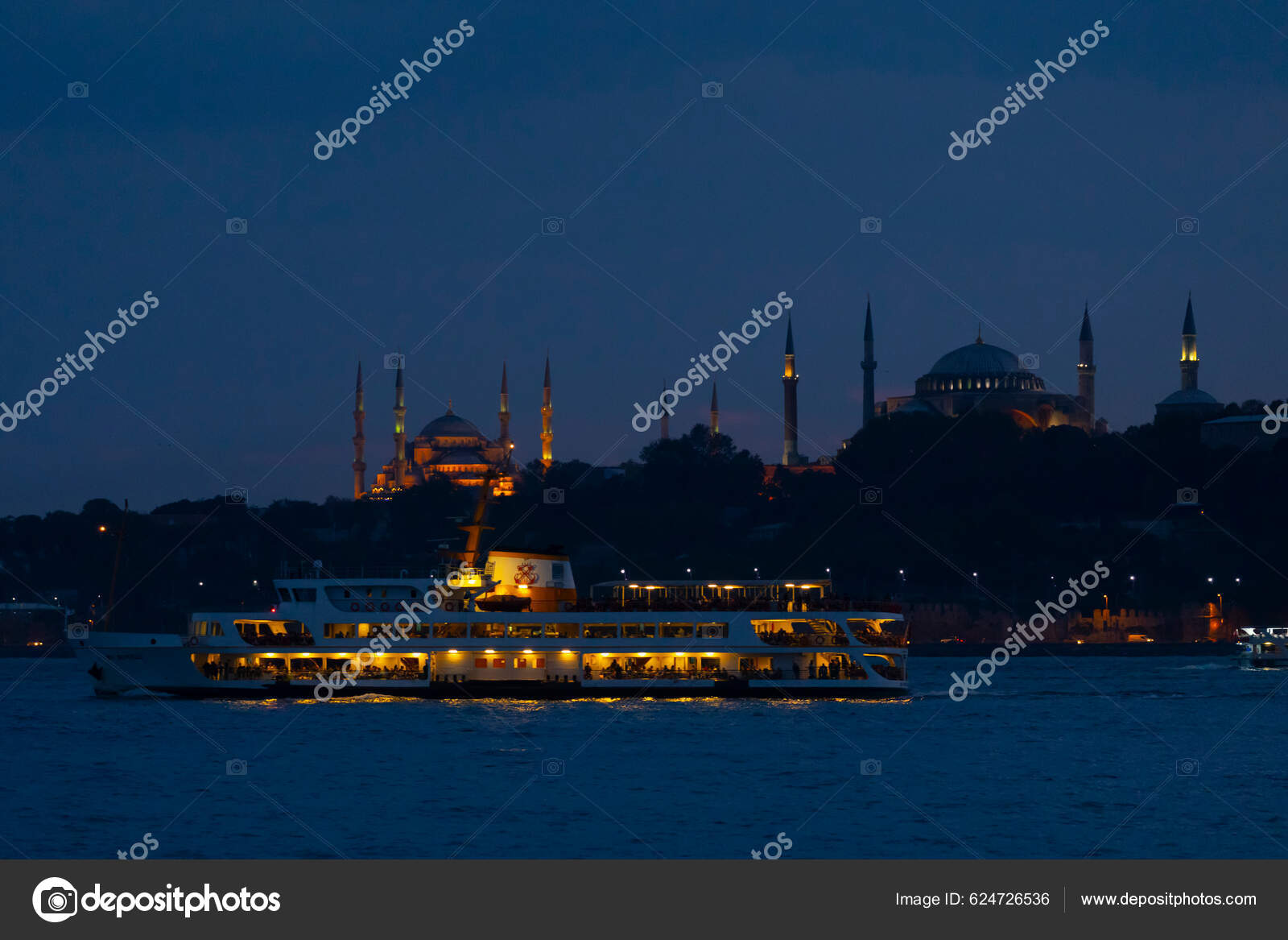 Turkey Istanbul Local Highspeed Ferry Sea Bus Shuttles Commuters ...