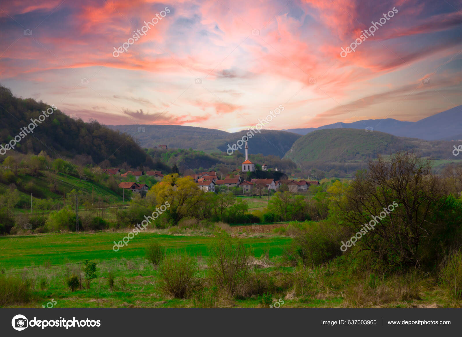 Sokolovici Village Which Called Sokol Ottoman Times City Rudo East ...