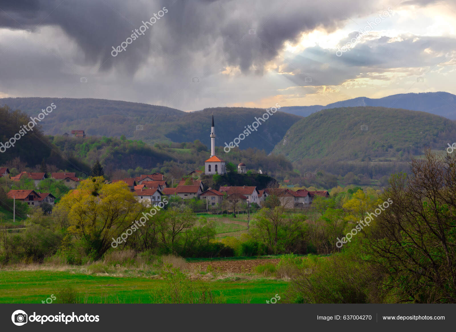 Sokolovici Village Which Called Sokol Ottoman Times City Rudo East ...