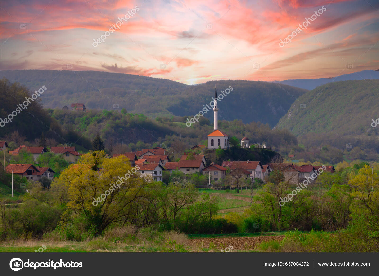 Sokolovici Village Which Called Sokol Ottoman Times City Rudo East ...