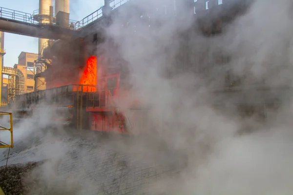 Panoramic view of Kardemir Karabuk Iron and Steel Factory. The coal ...