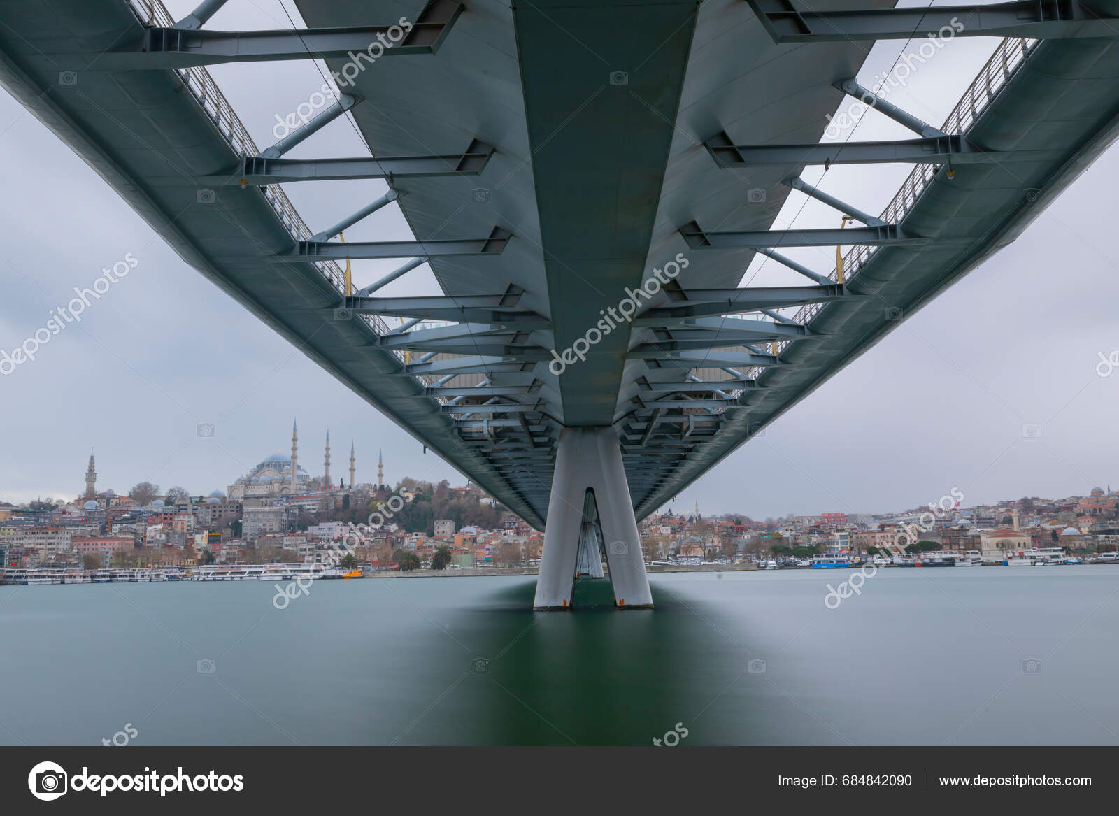 Halic Metro Bridge Tensioned Inclined Cable Stayed Bridge Located ...