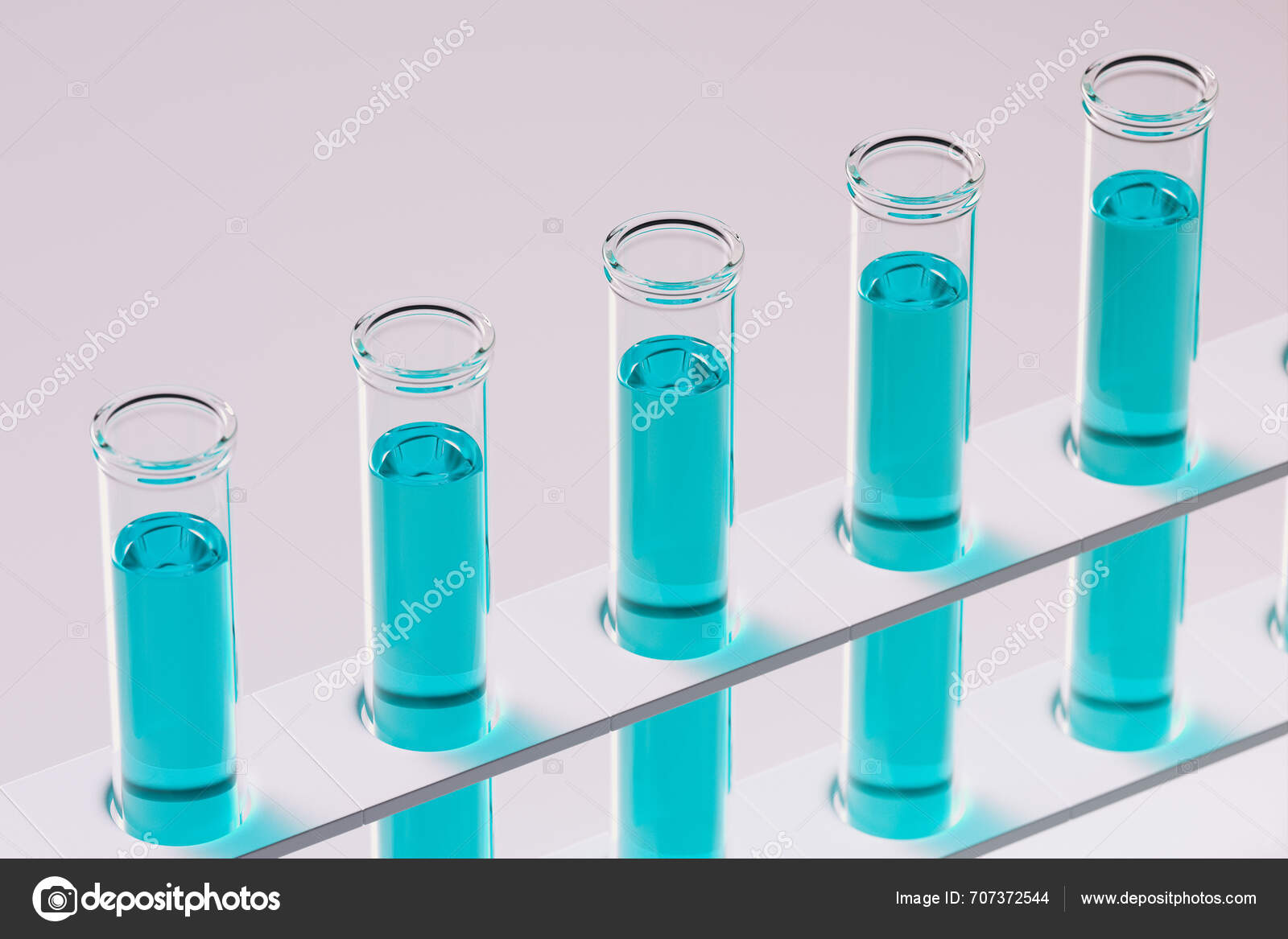 Flask Filled Strange Liquid Samples Analysis Test Tubes Used Analyzing ...