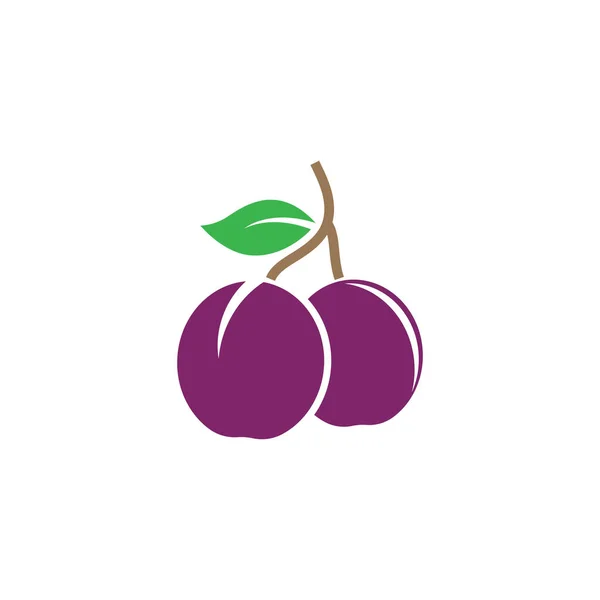 Plum Logo Vector Icon Design Template Stock Vector by ©Heartlive 633097230