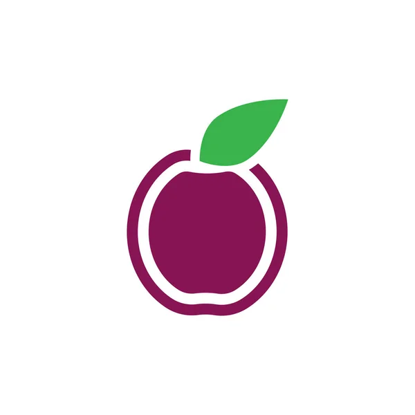Plum Logo Vector Icon Design Template Stock Vector by ©Heartlive 633097230