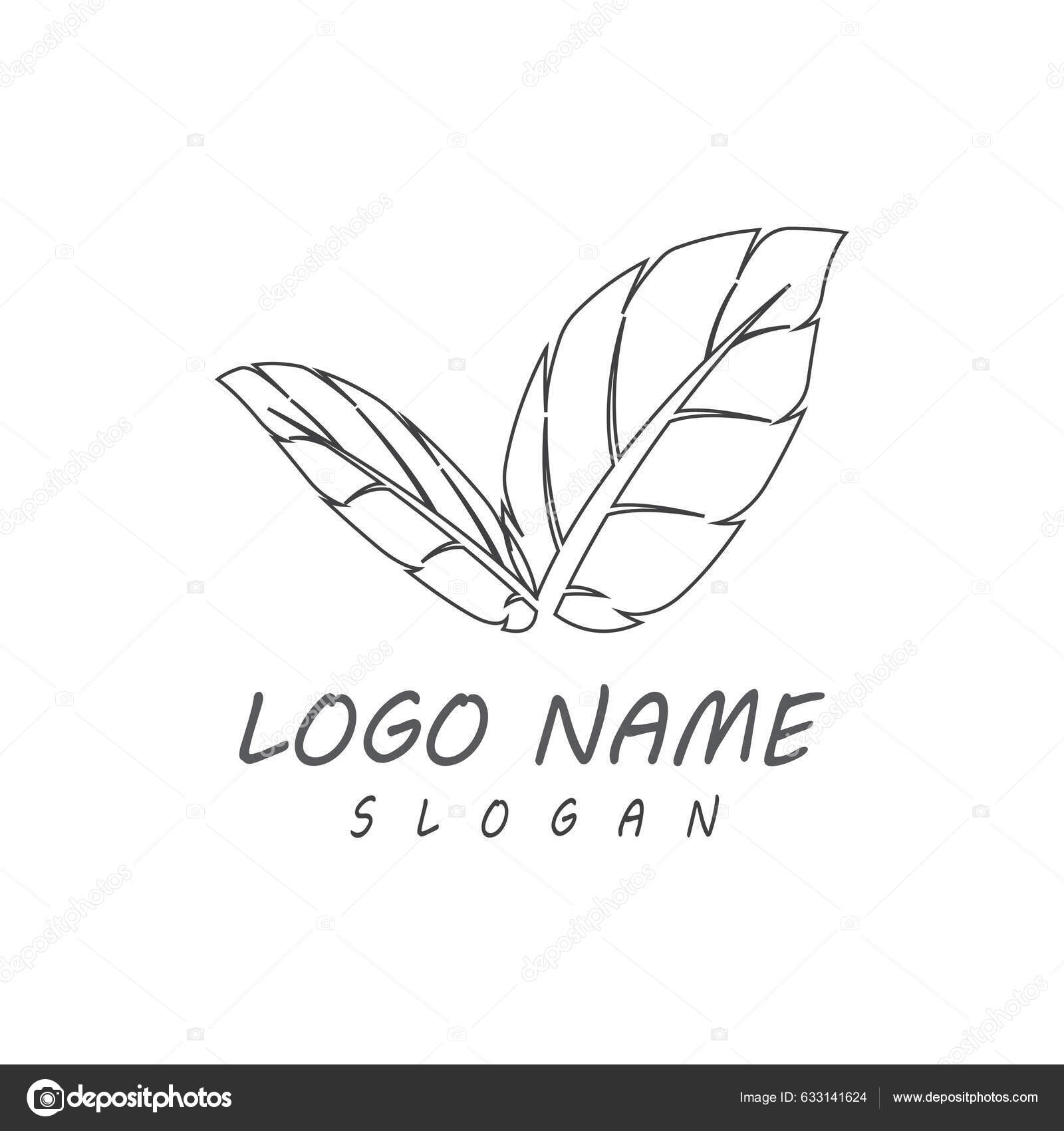 Leaf Line Icons Vector Leaves Logo Design Stock Vector by ©Heartlive ...