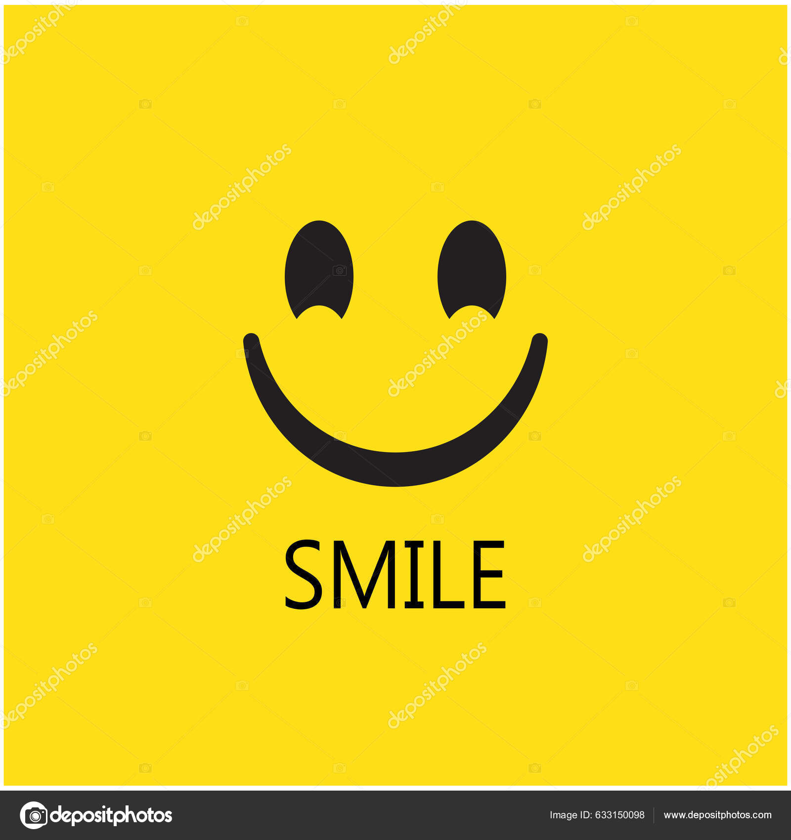 Sonrisa Cara Feliz Vector Diseño Vector de stock #633150098 de ©Heartlive