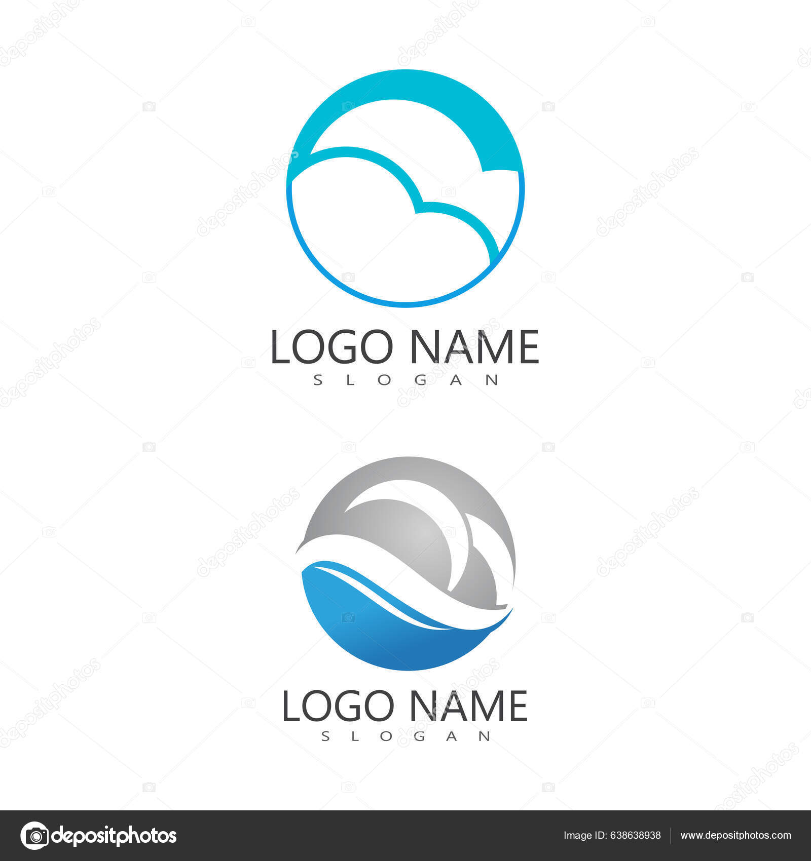 Cloud Illustration Logo Vector Flat Design Stock Vector by ©Heartlive ...