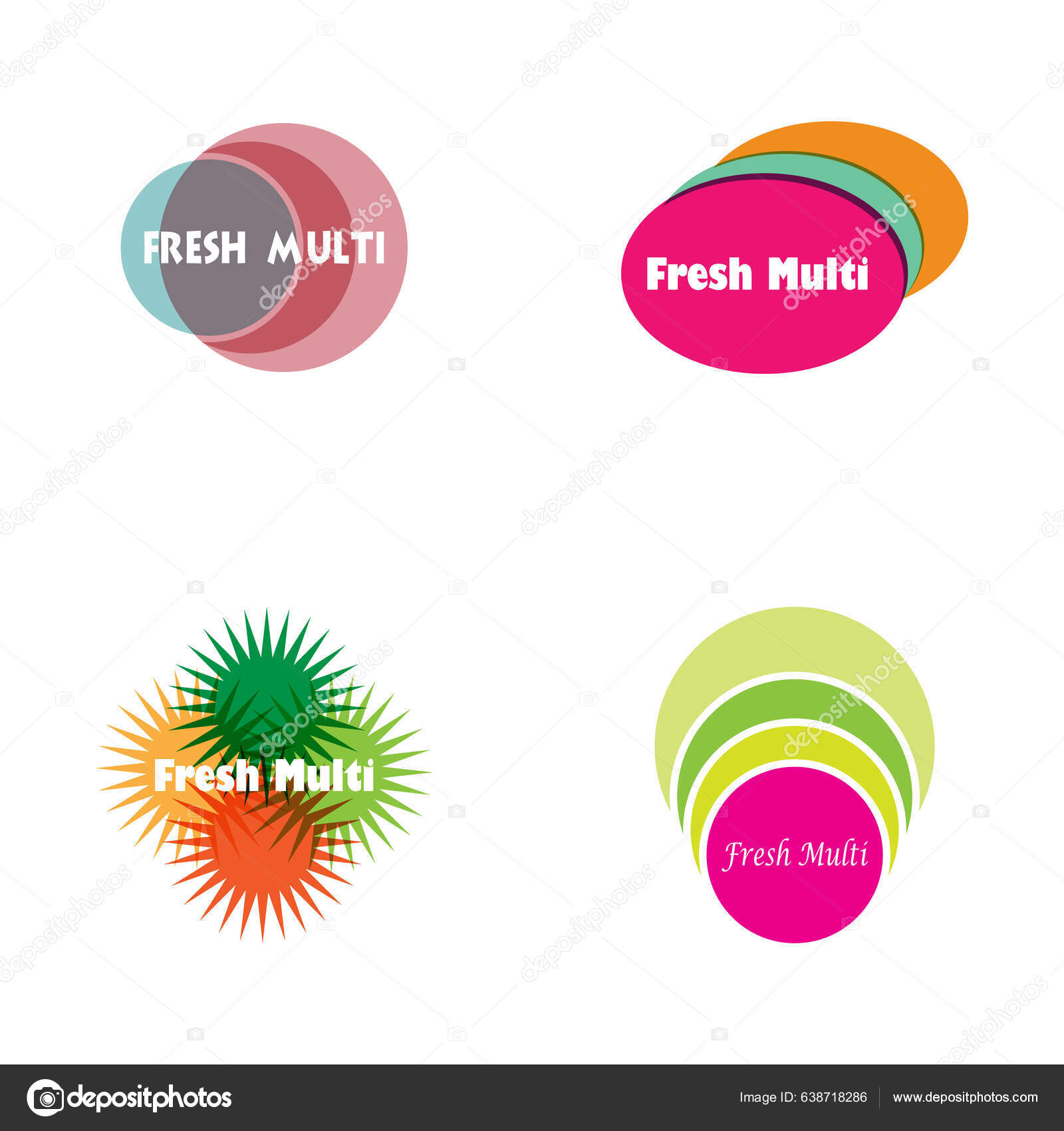 Fresh Logo Icon Symbol Vector Flat Design Template Stock Vector by ...