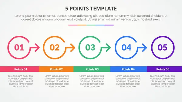 Points Stage Template Infographic Concept Slide Presentation Big Box ...