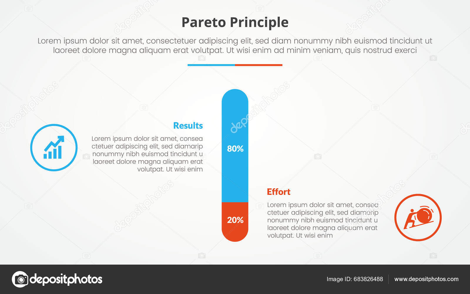 Pareto Principle Analysis Rule Template Infographic Concept Slide ...