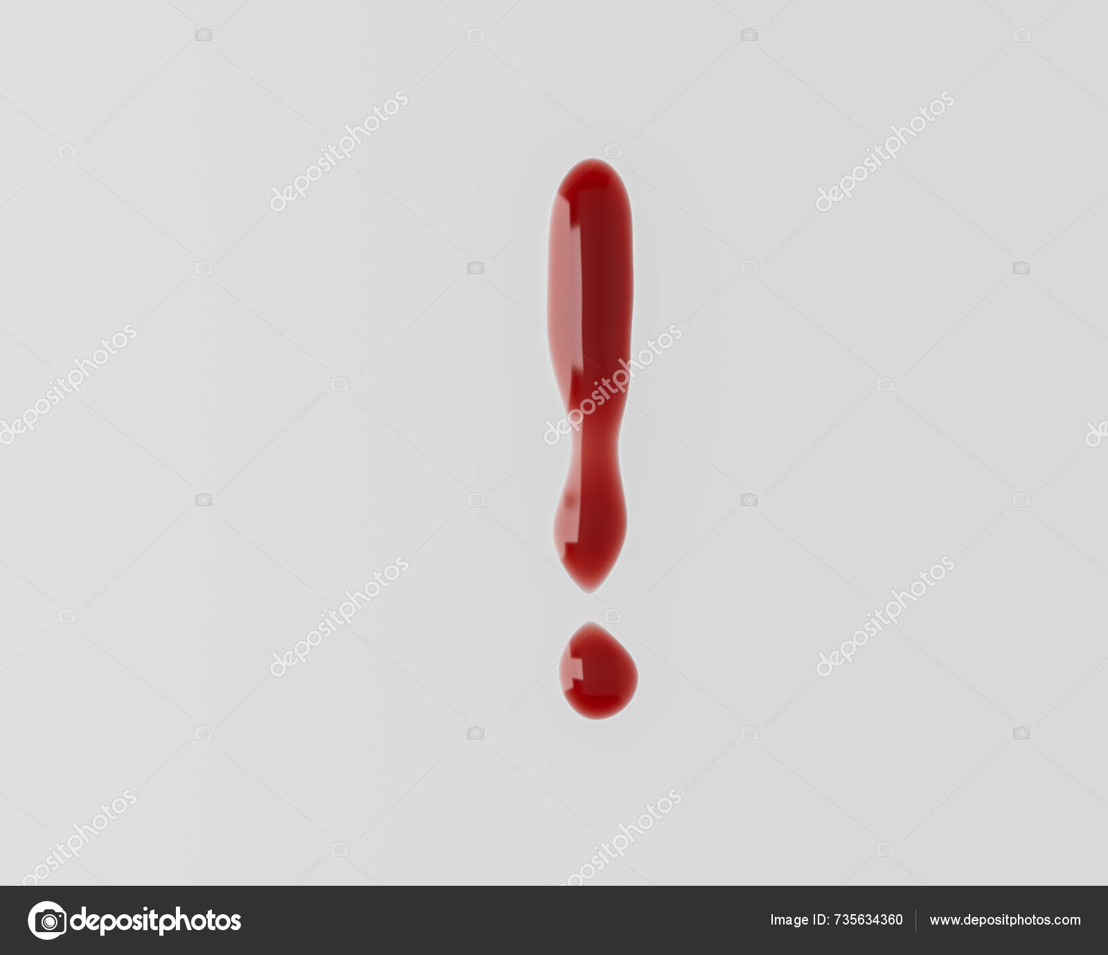 Symbol Made Red Blood Liquid Illustration Red Symbols Isolated White ...