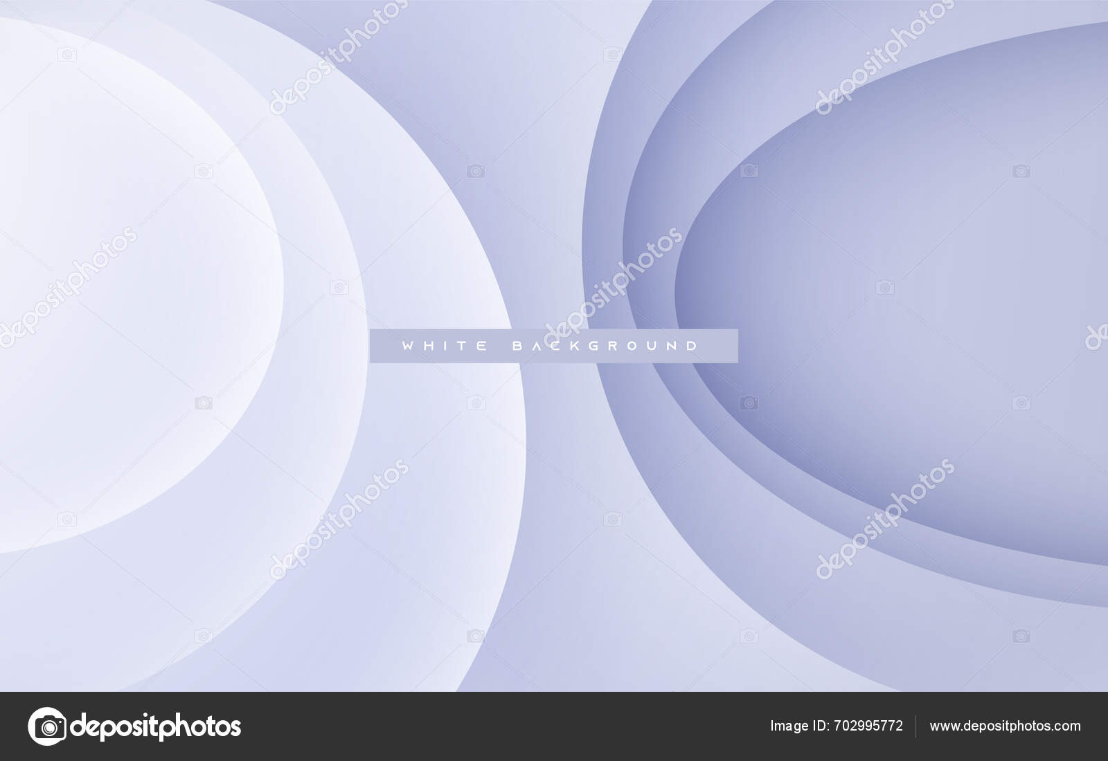 Modern Abstract Light Silver Background Smooth White Color Shape Vector ...