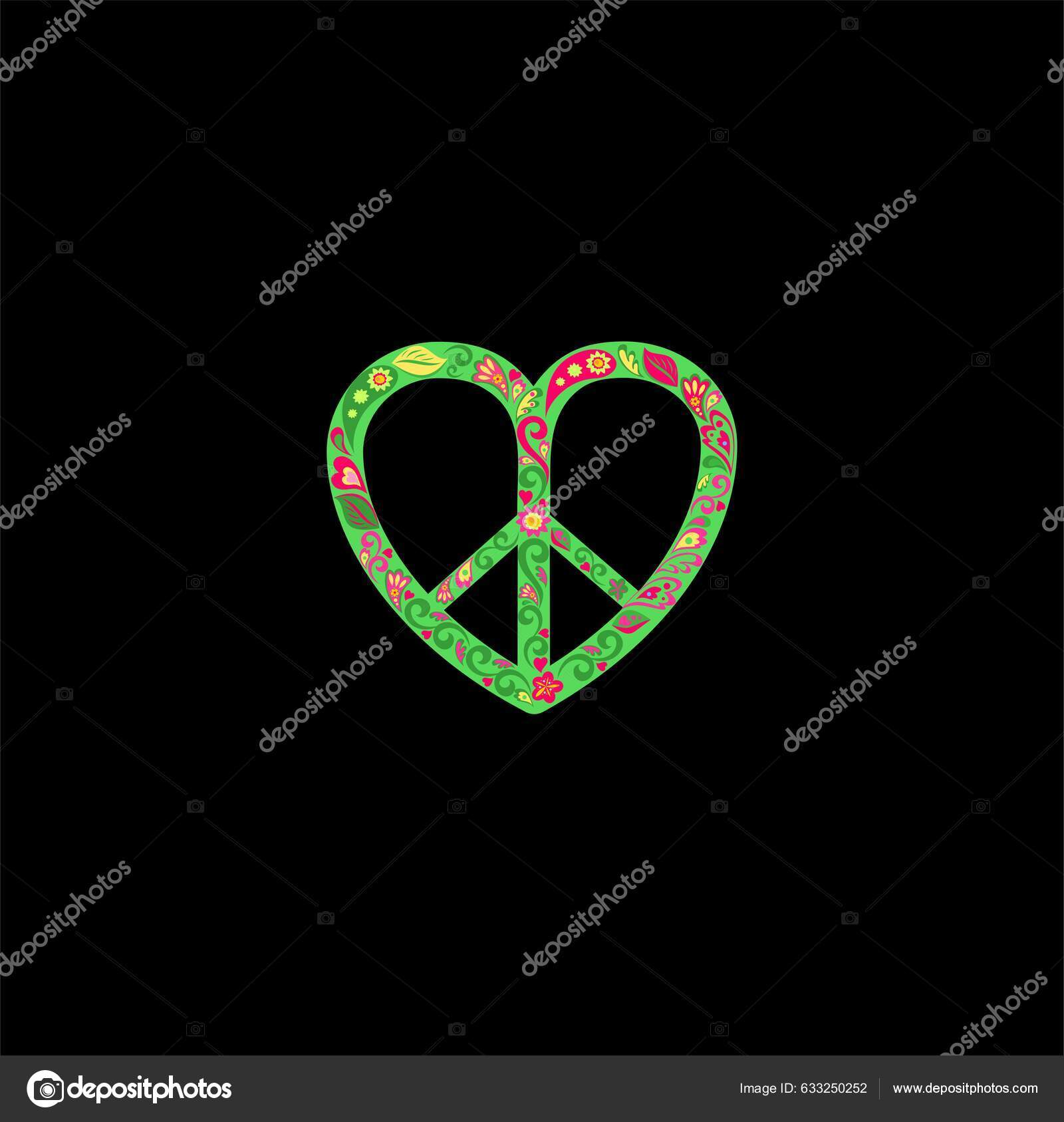 Peace And Hearts Backgrounds