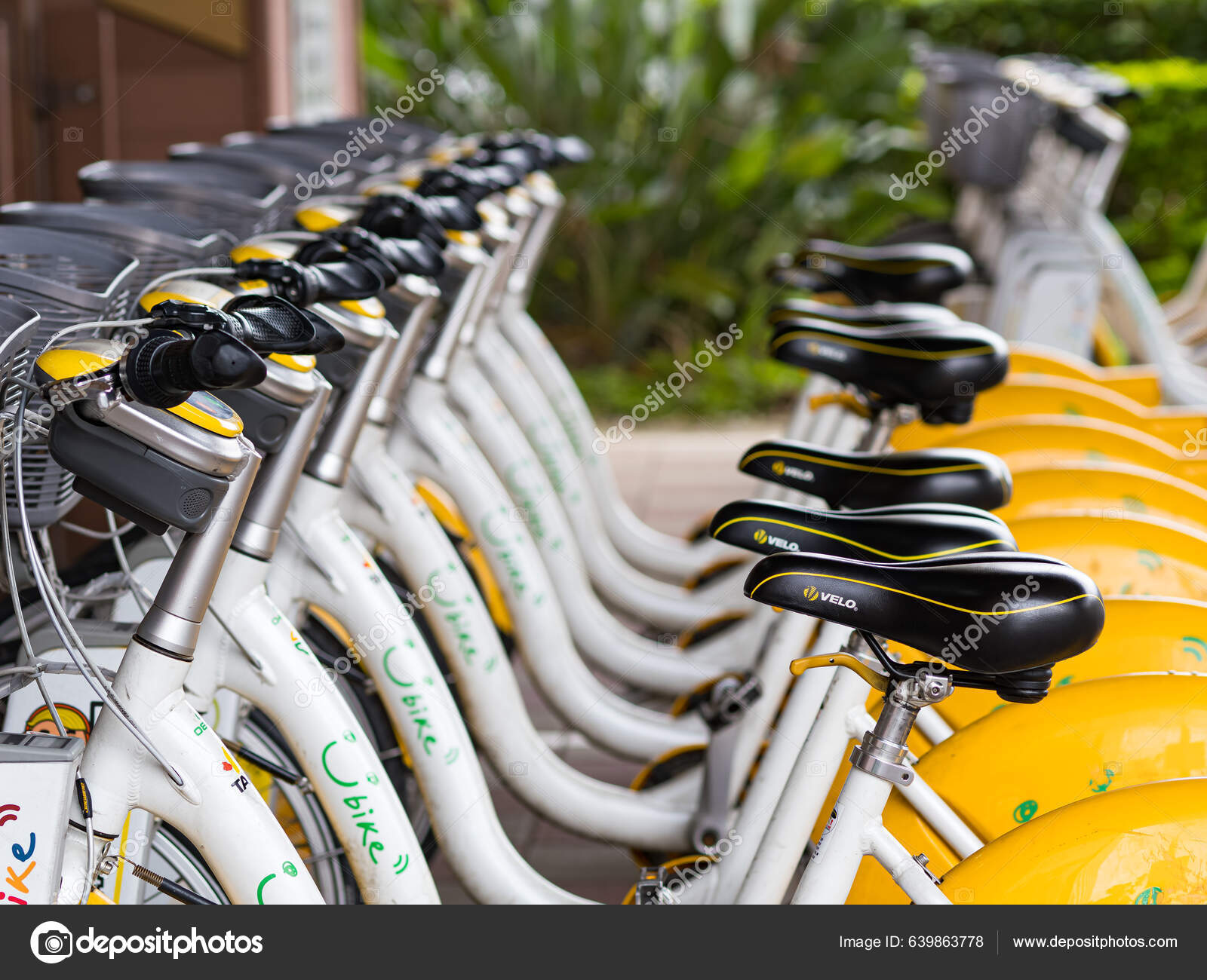 Taipei Taiwan February 2023 Ubike Rent Street Taipei Taiwan Youbike – Stock Editorial Photo ...
