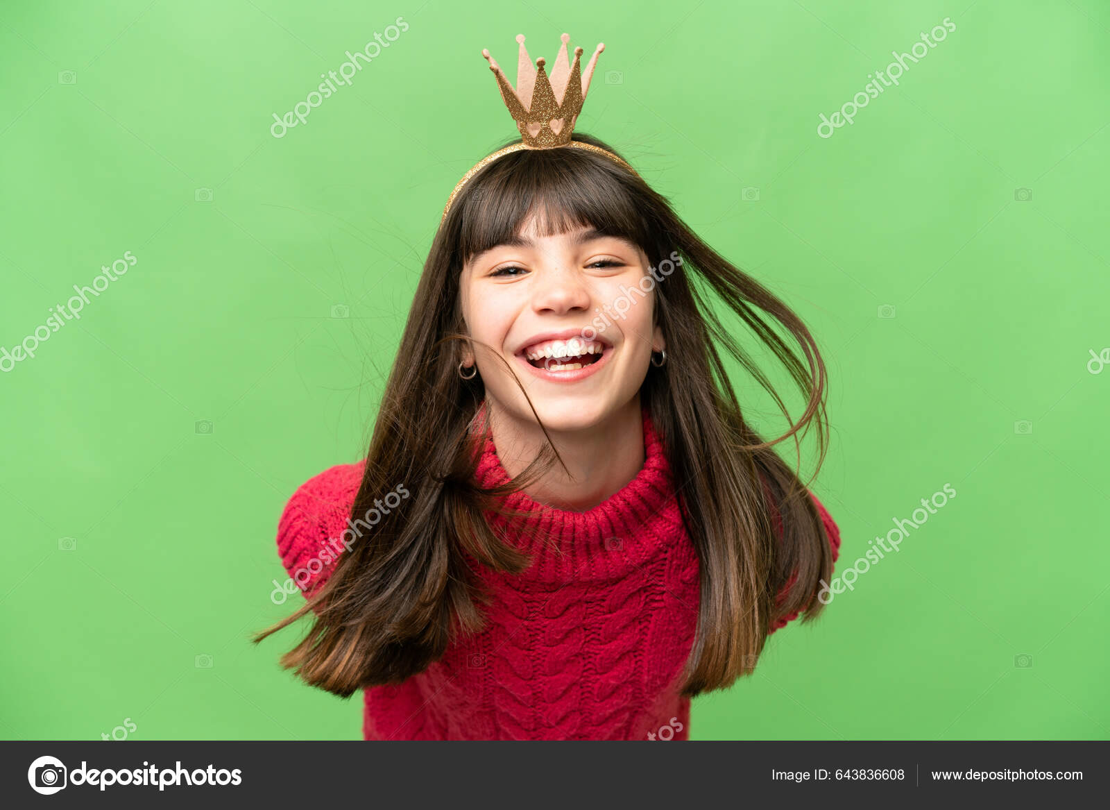 Little Princess Crown Isolated Chroma Key Background Stock Photo by ...