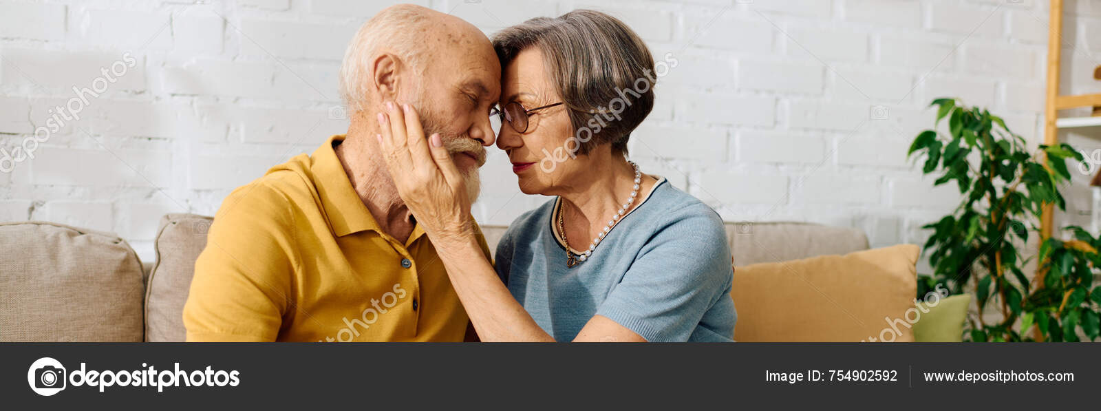 Devoted Wife Lovingly Comforts Her Husband Navigate Diabetes Home ...