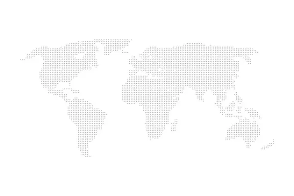 Digital Dotted World Map Vector Background Design Illustration Stock ...
