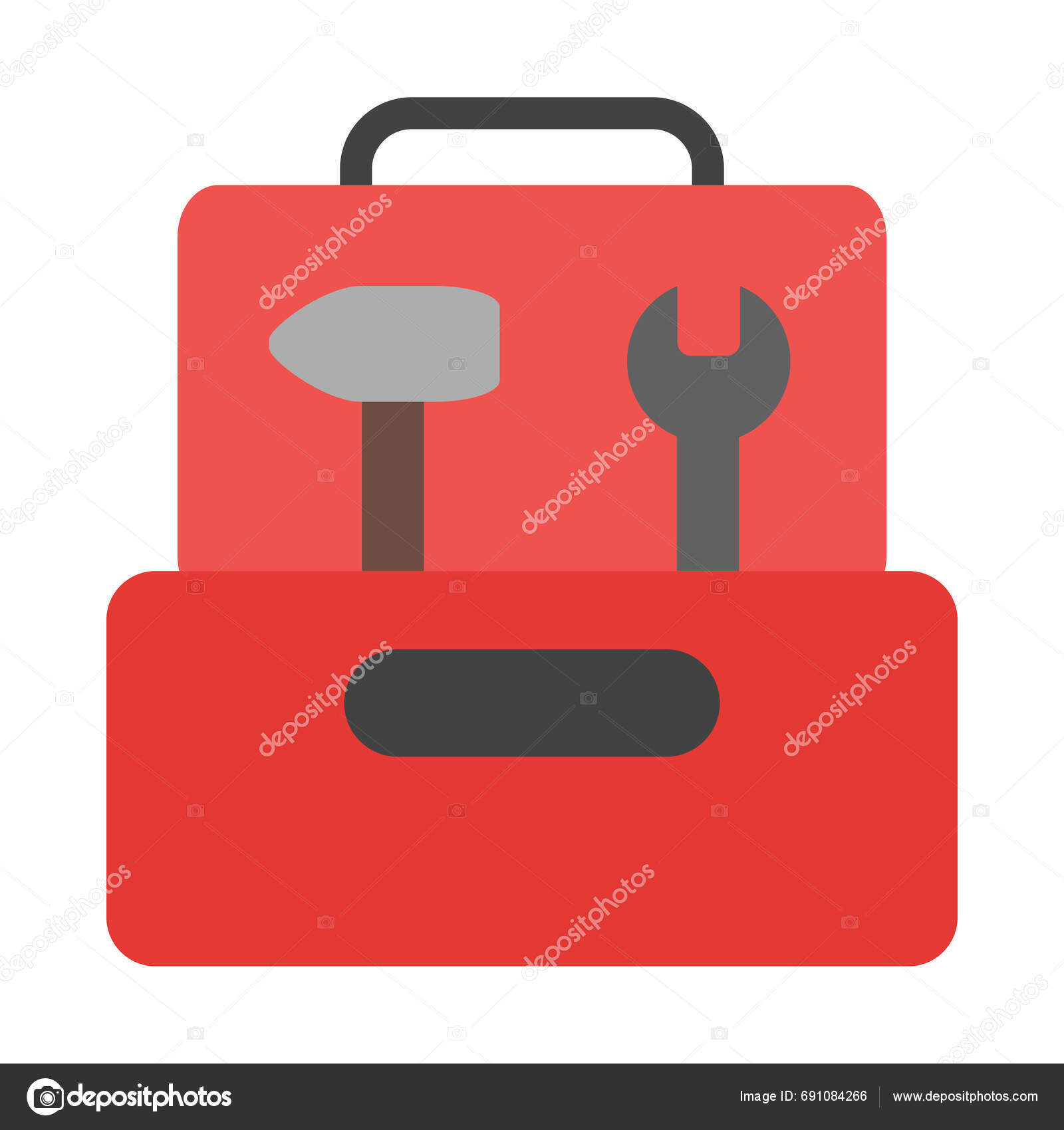 Toolbox Vector Flat Icon Personal Commercial Use Stock Vector by ... Toolbox Vector Flat Icon Personal Commercial Use Stock Vector by ...