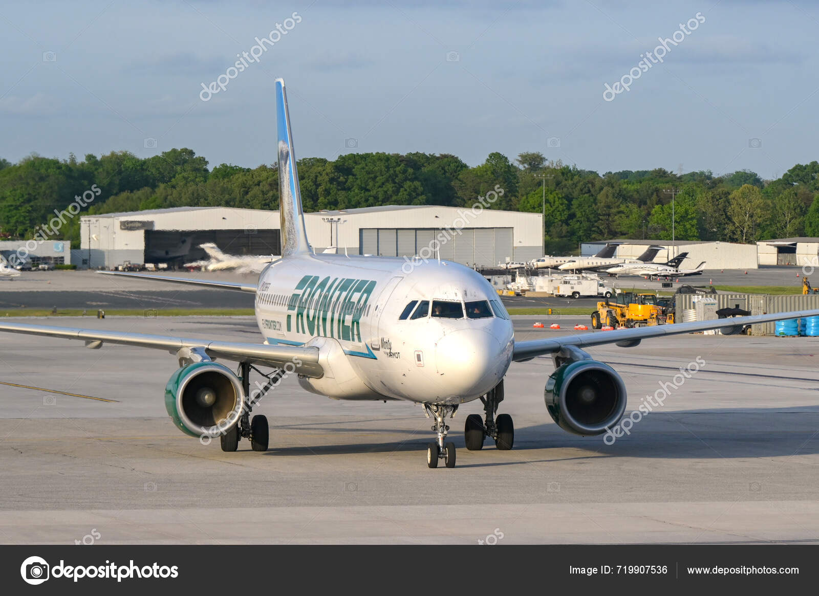 Baltimore Maryland Usa May 2024 Airbus A320 Jet Operated Frontier ...