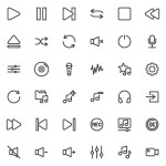 Media Icons Stock Photo by ©arrow123 5846418