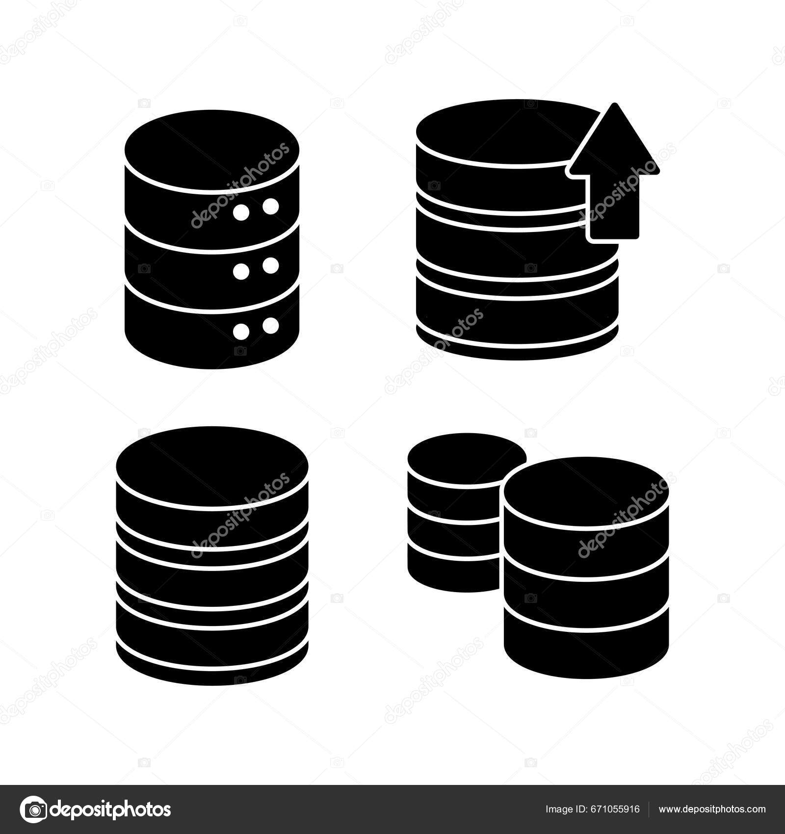 Database Icon Vector Server Icon Storage Stock Vector By ©zo3listic