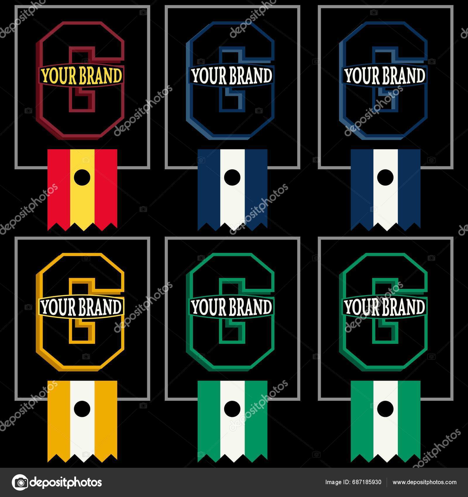 Denim Labels Graphic Leather Stripe Textured Background Embroidery ...