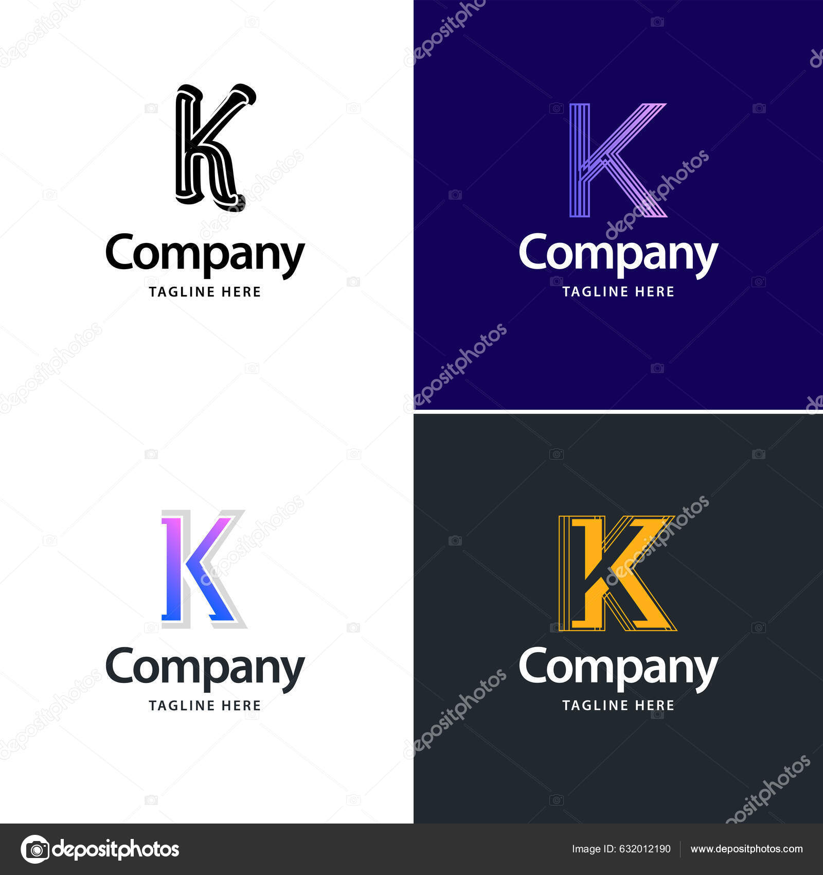 Big Logo Pack Design Creative Modern Logos Design Your Business 스톡 벡터 ...