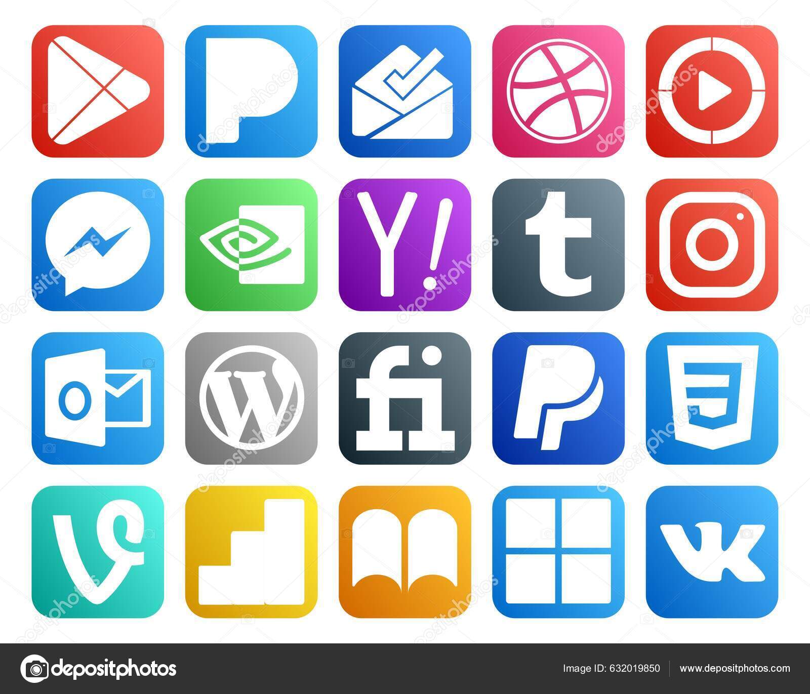 Paypal App Icon Vector