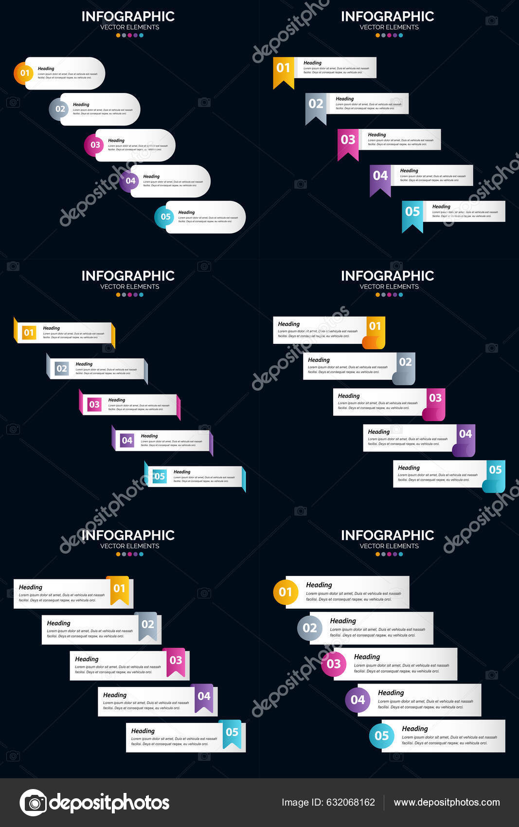 Our Vector Infographics Pack Features Unique Engaging Diagrams ...
